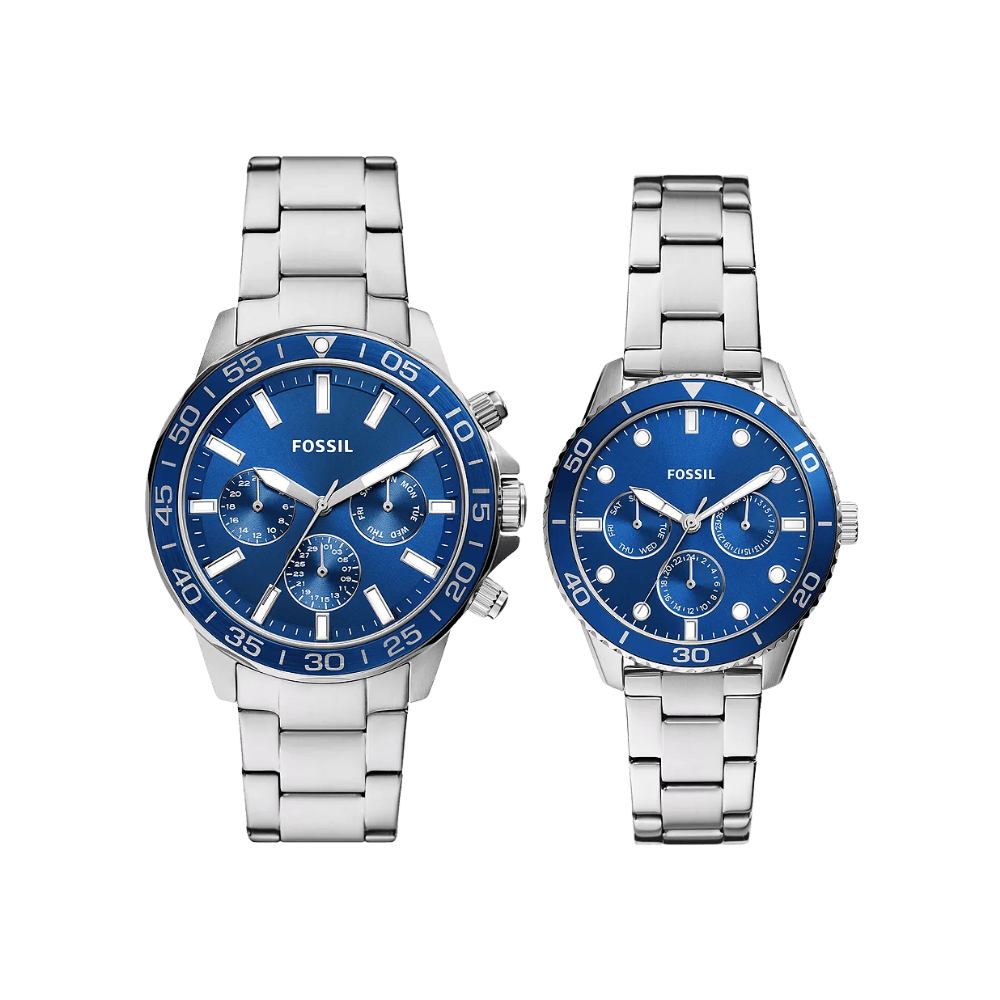 Fossil BQ2828SET Quartz Couple Watch | SecondBit Watches