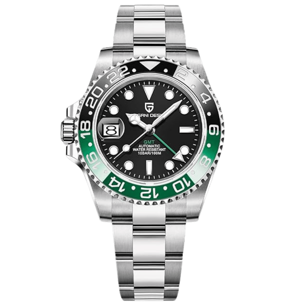 Pagani Design PD-1662 GMT Master II Sprite Automatic Oyster Men's Watch ...