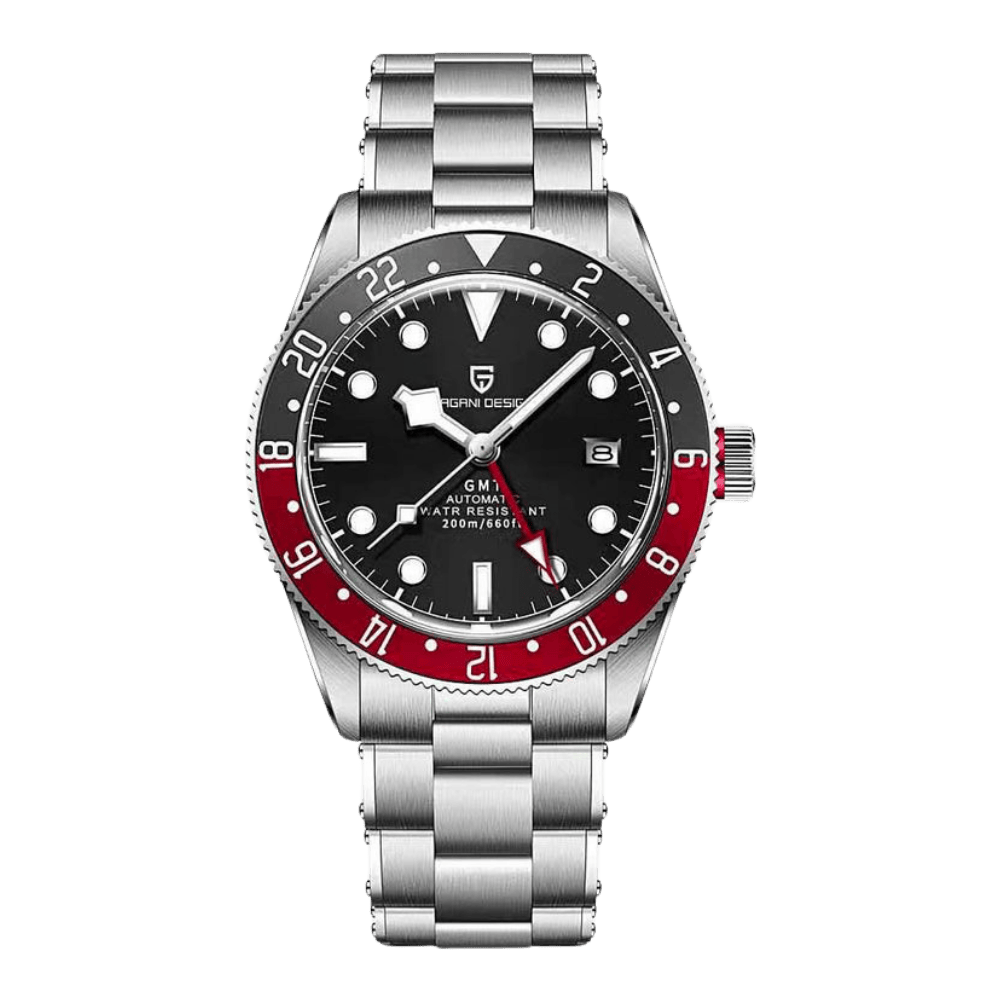 Pagani Design PD-1706 GMT Black Bay Coke Automatic Men's Watch ...